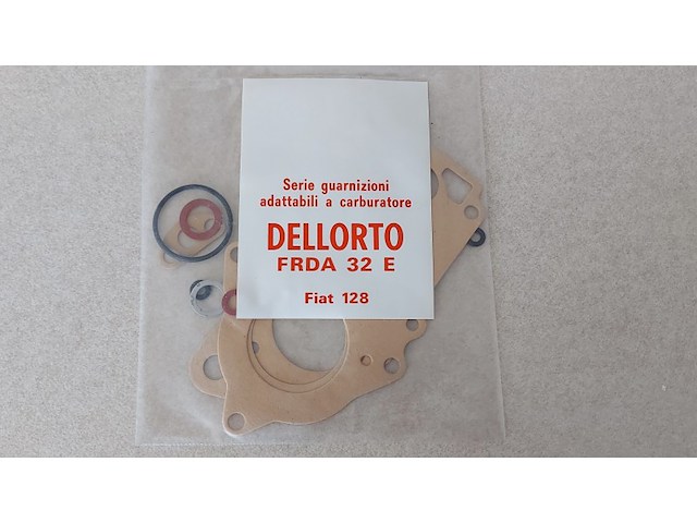 Garnitura popravke karburatora Dellorto FRDA, Fiat 128