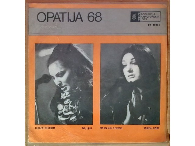 EP V/A - Opatija 68, No. 1 (1968) Josipa, 4M, VG+