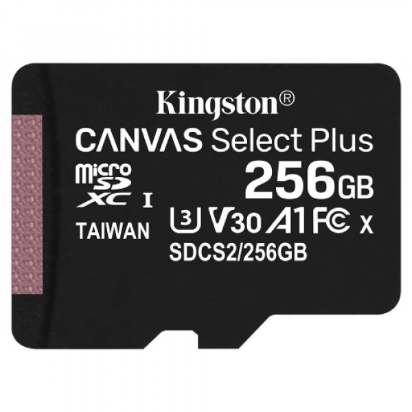 KINGSTON 256GB Micro class 10 100mb/s