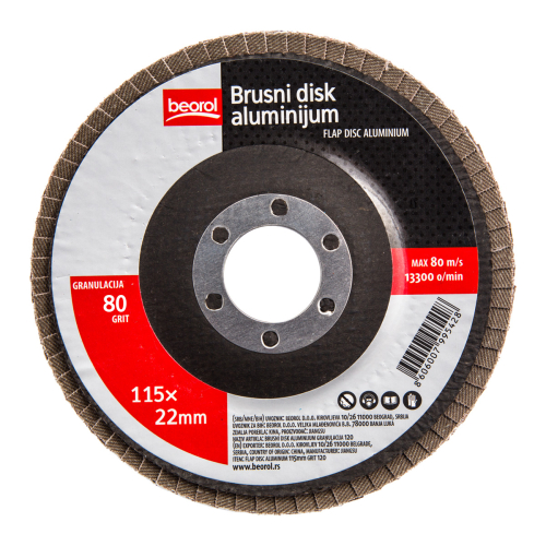 Brusni disk aluminijum / Granulacija 80