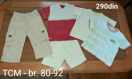 Bermude šorts majice za dečake br. 80 - 92
