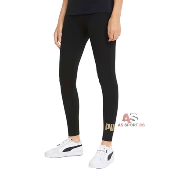 Puma Helanke Ess Metallic Logo Leggings S