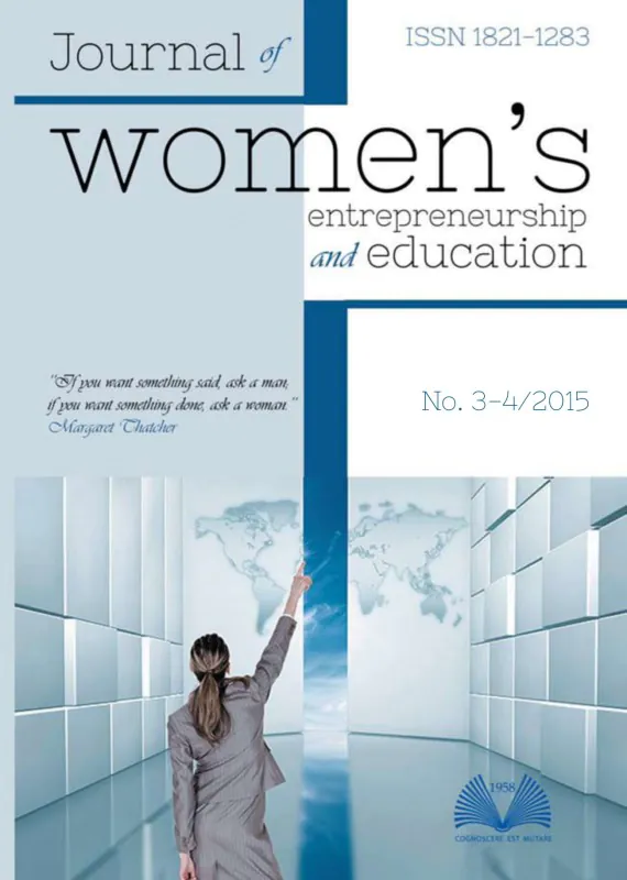 Časopis Žensko Preduzetništvo 3-4 / 2015