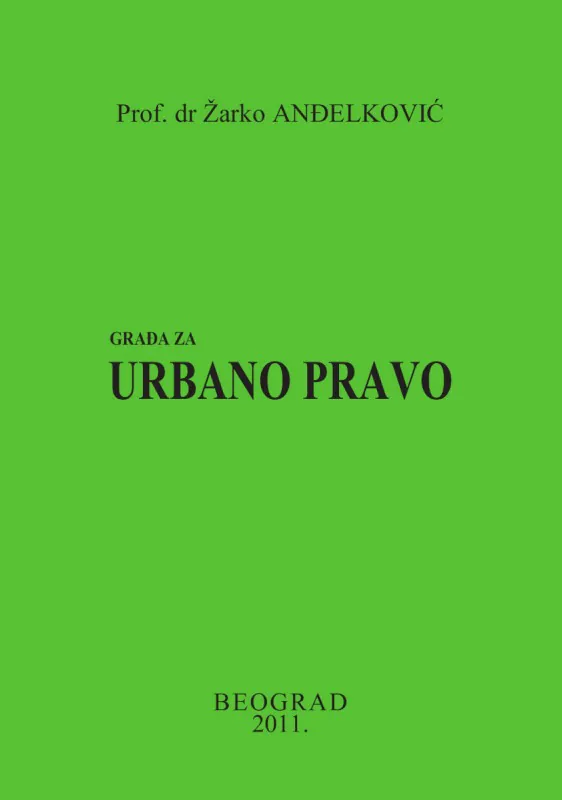 Građa za urbano pravo