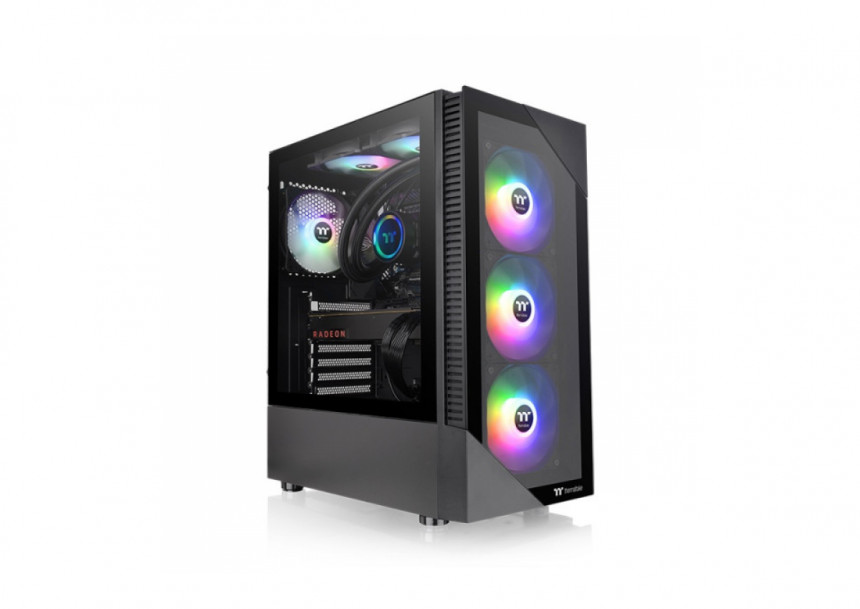 Kućište Thermaltake View 200 TG ARGB x3/Black/Win/SPCC/Tempered Glass