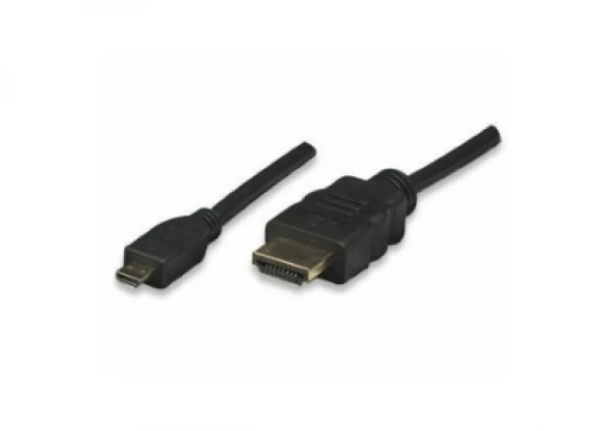 Kabl E-Green HDMI 1.4 (M) - HDMI Micro (M) 1.5m crni