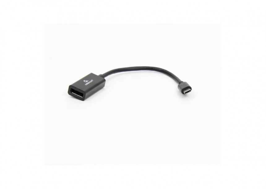 Adapter USB 3.1 tip C (M) - Display Port (F) crni