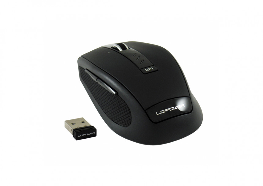 Mouse USB Wireless LC Power LC-M800BW 2.4Ghz Wireless 2000dpi Black