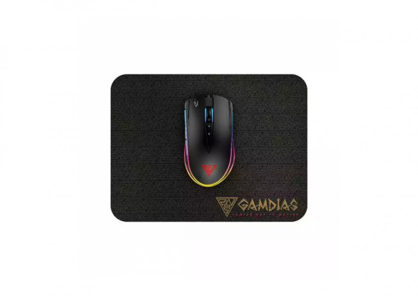 Miš+ podloga Gamdias Zeus M2 10800dpi USB RGB