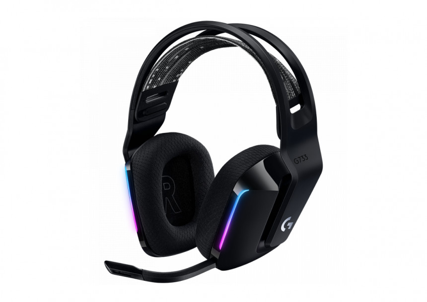 LOGITECH G733 LIGHTSPEED Wireless RGB Gaming Headset - BLACK