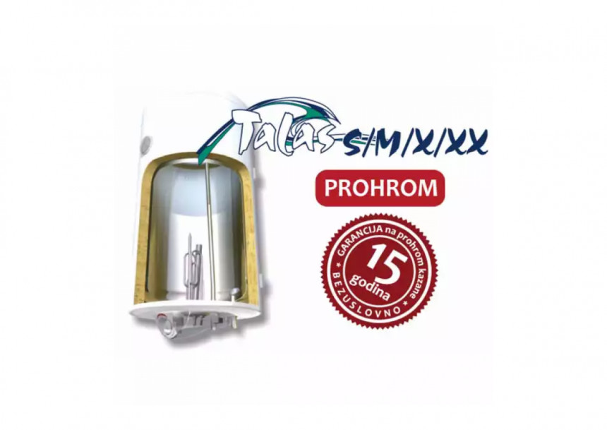 Bojler Elit Inox Talas X80V Prohromski kazan/zapremina 80l