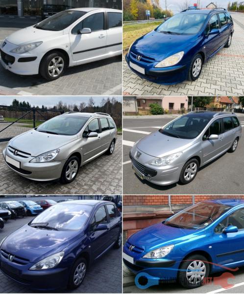 Polovni Delovi Za Peugeot 307 1.6I /1.6HDI /2.0HDI Kompletan Auto U Delovima