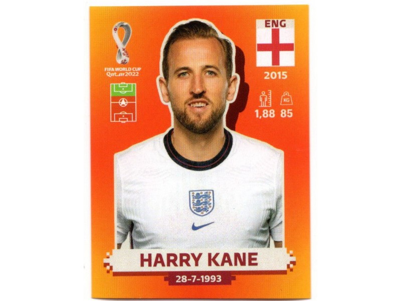 ENG.17 - Harry KANE - PANINI FWC Qatar 2022