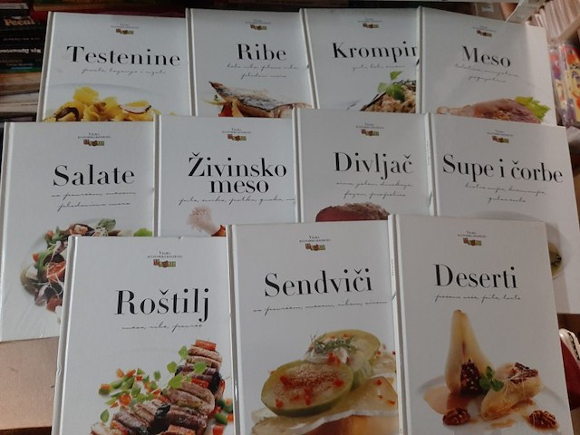 Velika kulinarska kolekcija 11 knjiga od 12