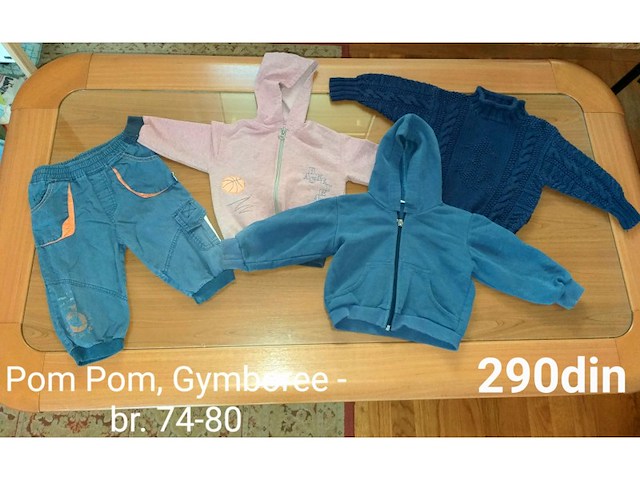 Duksevi džemper pantalone za bebe br. 74 - 80