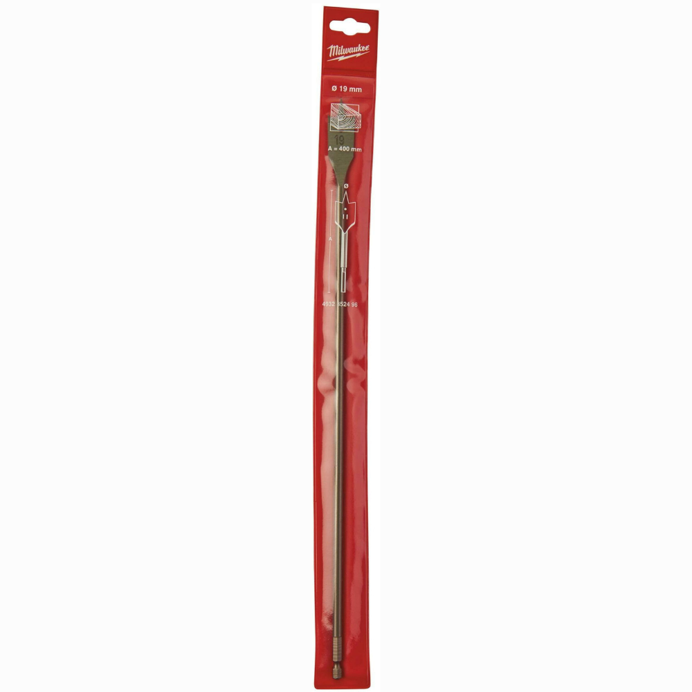 Milwaukee Burgija za drvo, brza leptir, 19 x 400 mm, 4932352496