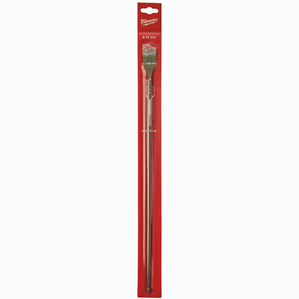 Milwaukee Burgija za drvo, brza leptir, 22 x 400 mm, 4932352498