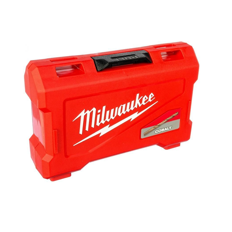 Milwaukee Set burgija za metal, kobaltne, 1-10 mm, HSS-CO, 19 kom, 4932352470