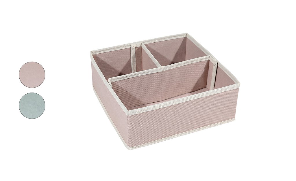 Organizator sa 3 pregrade Pastel 28x28x11cm sort2