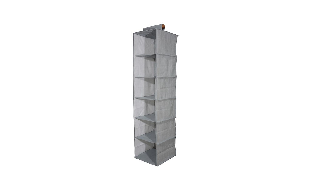 Organizator ormar sa 6 pregrada Juliette 30x30x120cm sivi