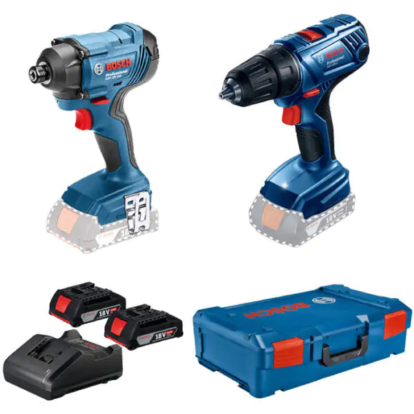 Bosch Set akumulatorskog alata GSR 180-LI + GDR 18V-160, 18V, 2x2,0 Ah, 0615990M8J