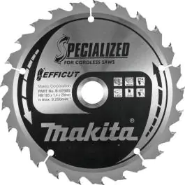 Makita list testere za drvo za aku cirkulare 165x20x25z EFFICUT B-62985