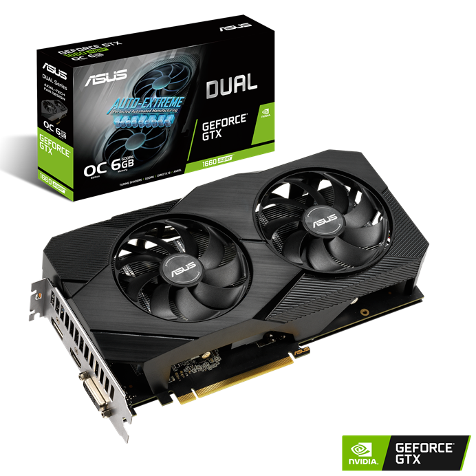 ASUS nVidia GeForce GTX 1660 SUPER 6GB DUAL