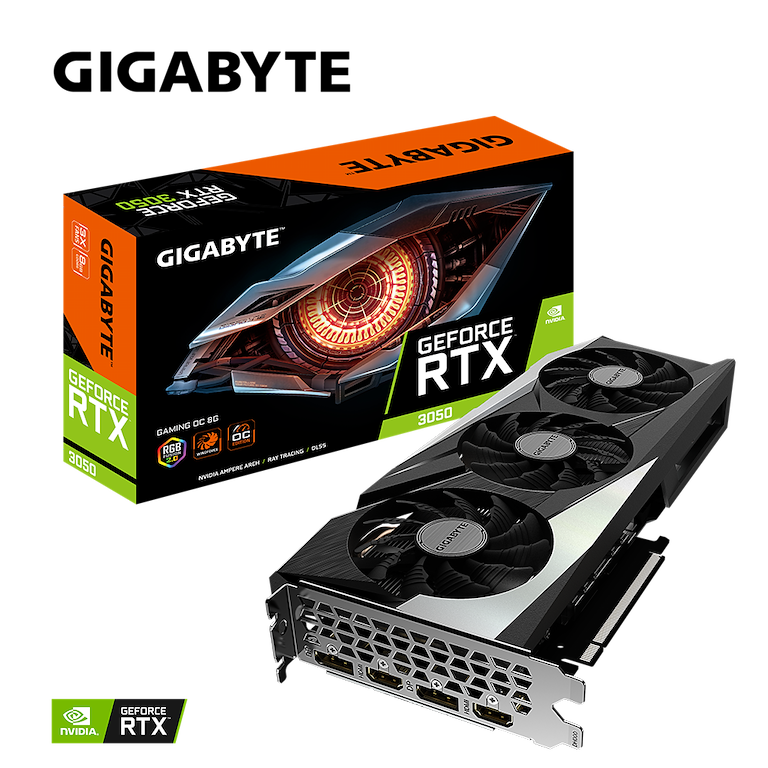 Gigabyte GeForce RTX 3050 Gaming OC 8G