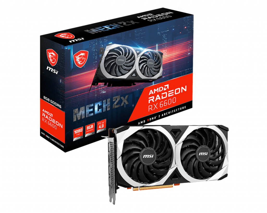 MSI AMD Radeon RX 6600 MECH 2X 8G