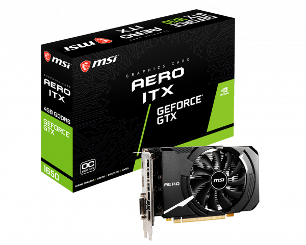 MSI nVidia GeForce GTX 1650 4GB AERO