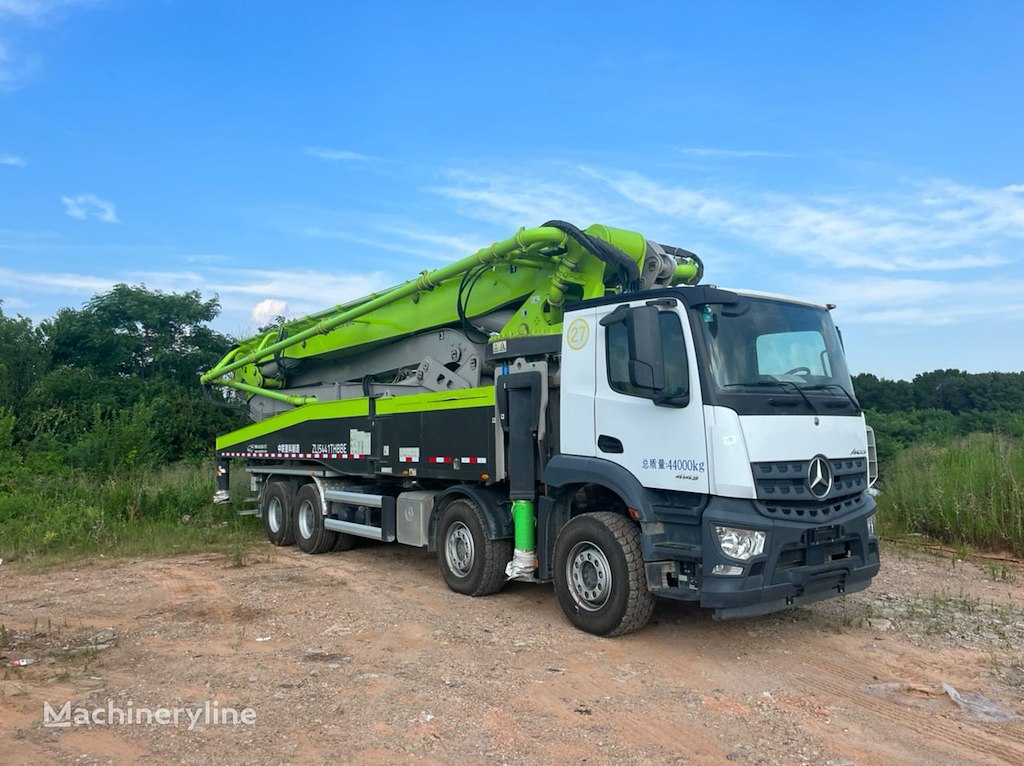 Zoomlion 2021 Zoomlion 56m used boom pump truck on Mercedes Benz ZLJ5441THBBE na šasiji Mercedes-Benz Arocs 4143 pumpa za beton