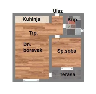 Prodaja, dvosoban stan, 44m2, Bulevar patrijarha Pavla, Novi Sad, Novi Sad