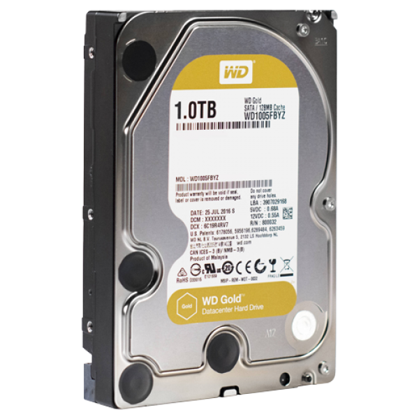 HDD WD 1TB WD1005FBYZ SATA3 128MB Gold