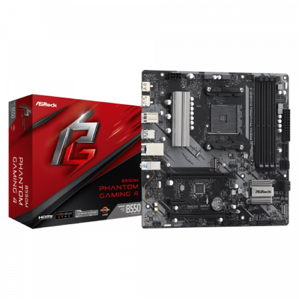 MB AM4 ASRock B550M Phantom Gaming 4 90-MXBE90-A0UAYZ