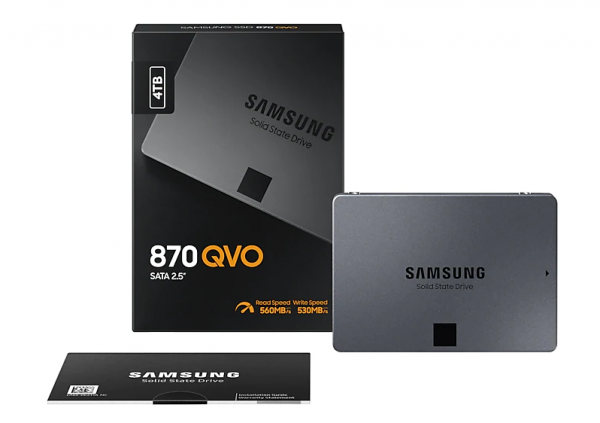 SSD 2.5'' SATA 4TB Samsung 870 QVO 560/530MBs, MZ-77Q4T0BW