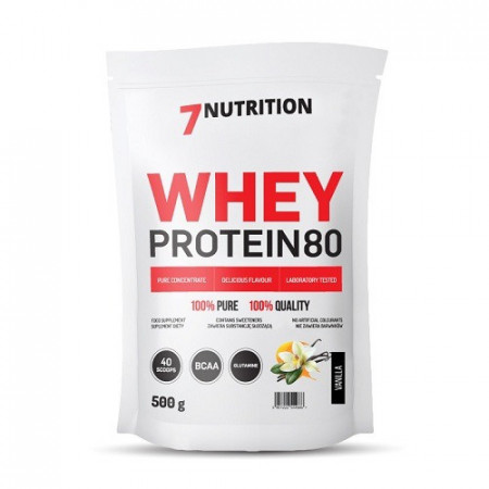 7NUTRITION WHEY PROTEIN 80 VANILA 500G