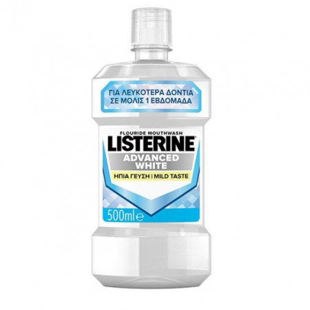 LISTERINE TEČNOST ADV WHITE MILD 500ML