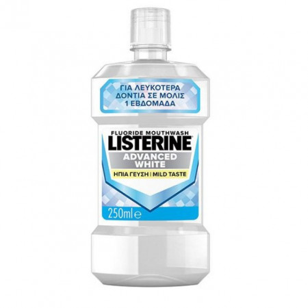 LISTERINE TEČNOST ADV WHITE MILD 250ML