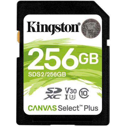 Kingston 256GB SDXC Canvas Select Plus memorijska kartica | SDS2/256GB