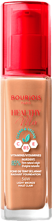 BOURJOIS PARIS
CLEAN & VEGAN HEALTHY Mix tečni puder- 56W Light Bronze, 30 ml