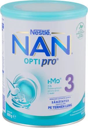 Nestlé NAN
OPTIpro® 3 prah za pripremu mlečnog napitka za malu decu sa dodatkom kulture Lactobacillus reuteri, od 1. godine, limenka, 800 g
Početna mlečna hrana za odojčad