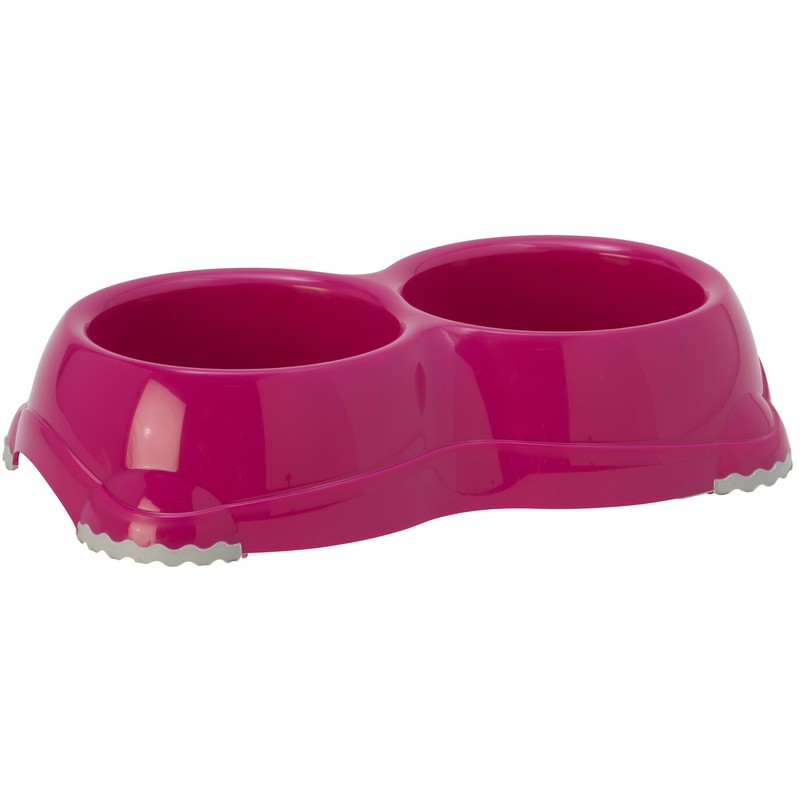 Moderna Smarty Bowl Double činija Hot Pink 2x220ml