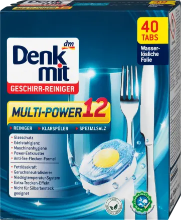 Denkmit
Multi-Power 12 tablete za mašinu za sudove, 40 kom