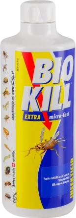 Biokill
EXTRA micro-fast insekticid - dopuna, 500 ml
Biocid