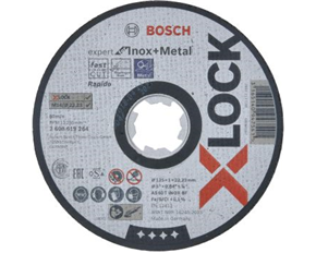 BOSCH Bosch cutting disc x-lock expert inox 125