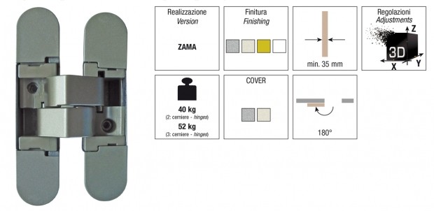 1019 NS DXSX Sarka metalna SOS KOBLENZ KOMBI K 1019 dimenz.110mmx24mm,3kom-52kg sirina krila 900mm i visina do 2100mm 2kom-40kg sirina