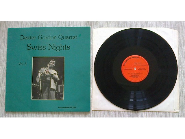 DEXTER GORDON QUARTET - Swiss Nights Vol.3 (LP) Denmark