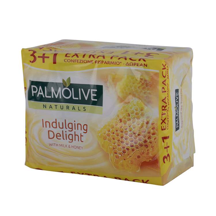 Palmolive Induliging delight - toaletni sapun sa ekstraktima meda i mleka 4*90g