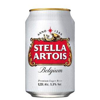 Pivo stella artois 0.33l can