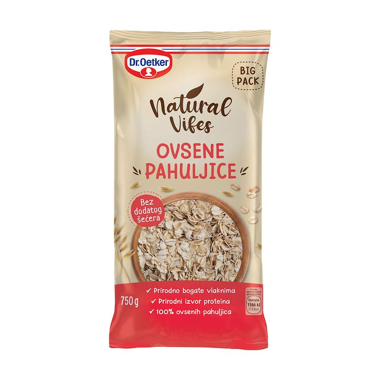 Dr oetker ovsene pahuljice 750g dr oetker